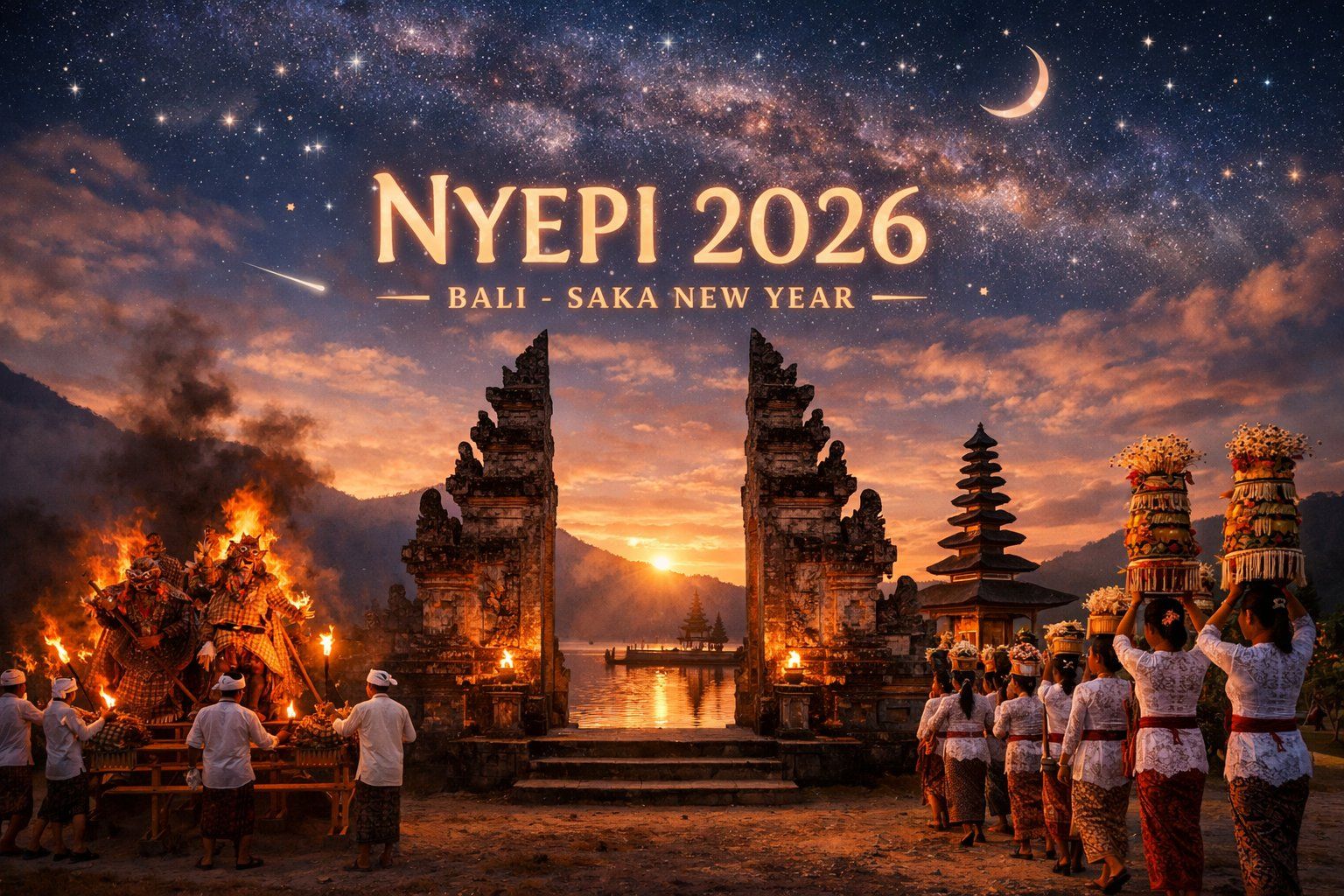 Nyepi (Day of Silence) + Ogoh-Ogoh Parades in Bali | IslandsEvents.com